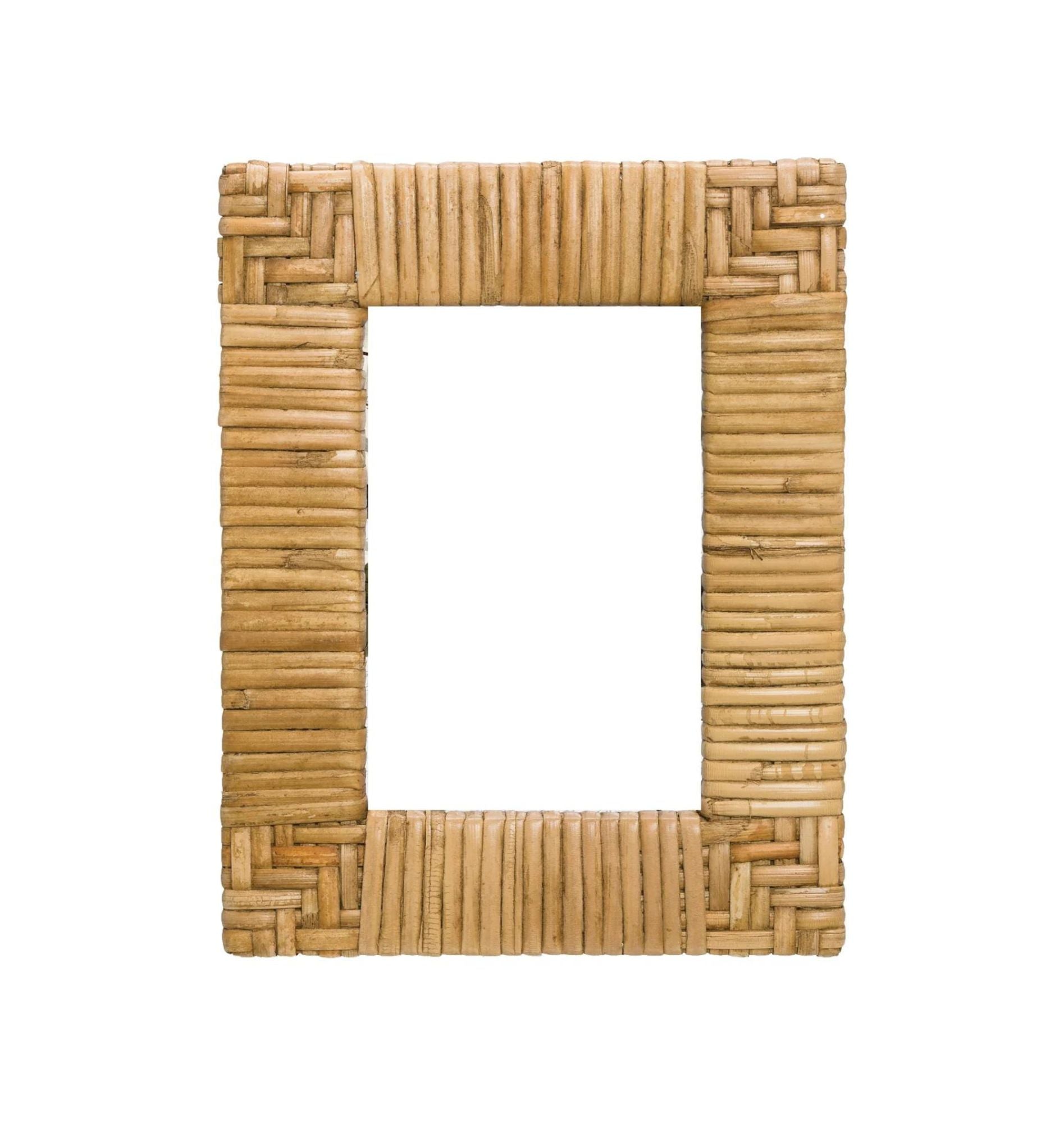 Woven Rattan Frame (4x6) – Tidewater